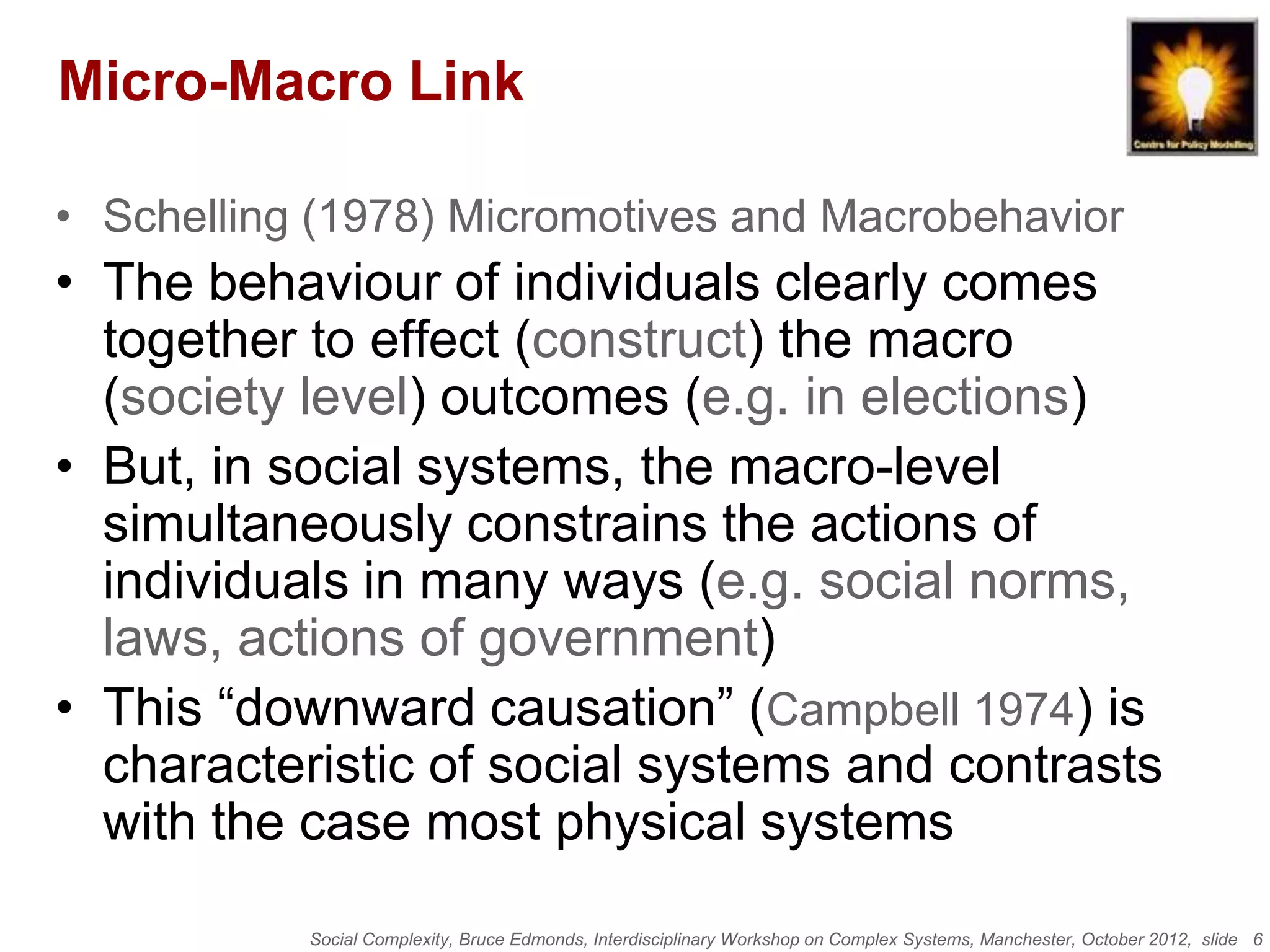 Social Complexity | PPTX