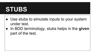 TDD - test doubles | PPT