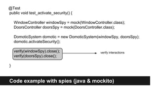 TDD - test doubles | PDF
