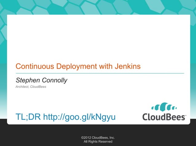 Continuous Development with Jenkins - Stephen Connolly at PuppetCamp Dublin '12 | PPT