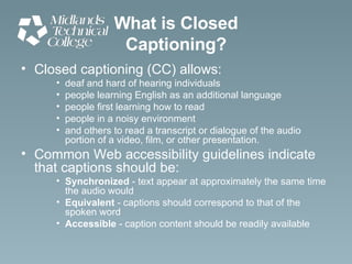 SC Web Accessibility Conference Presentation | PPT