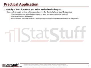 Control Phase Roadmap (Level 3) | PPT