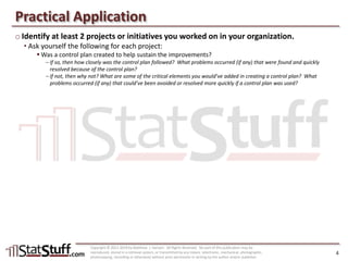 Building a Control Plan | PPTX