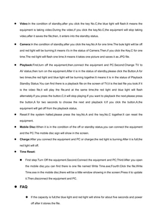 new spy watch camera specifications | DOC | Cameras and Camcorders ...