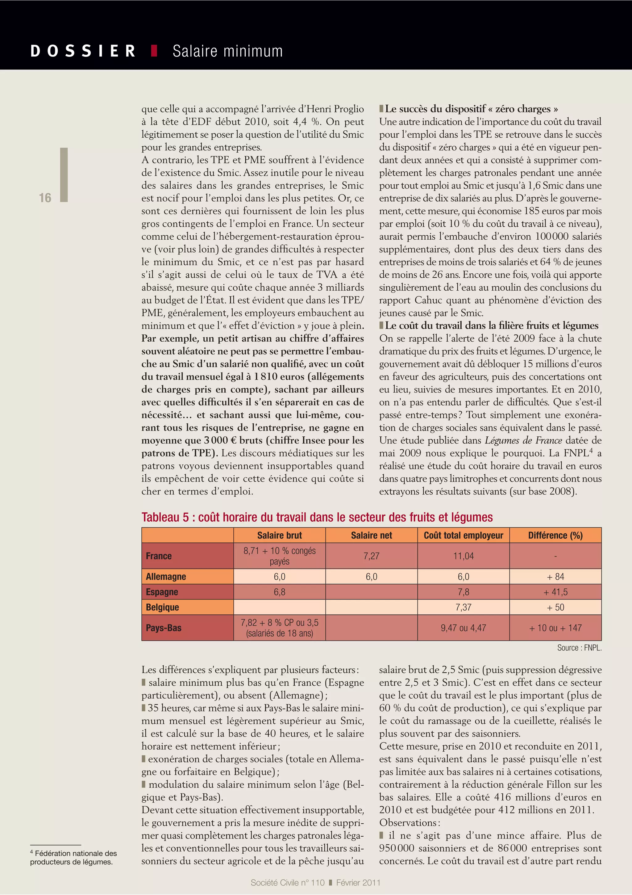 A quoi sert le Smic ? | PDF