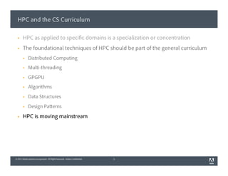Parallelism, the Cloud, and the Tools of the Future for the next ...