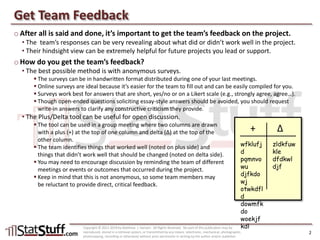 Getting Feedback with a Plus/Delta Tool | PPTX