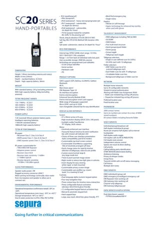 SC20-datasheet.pdf two way radio datasheet | PDF