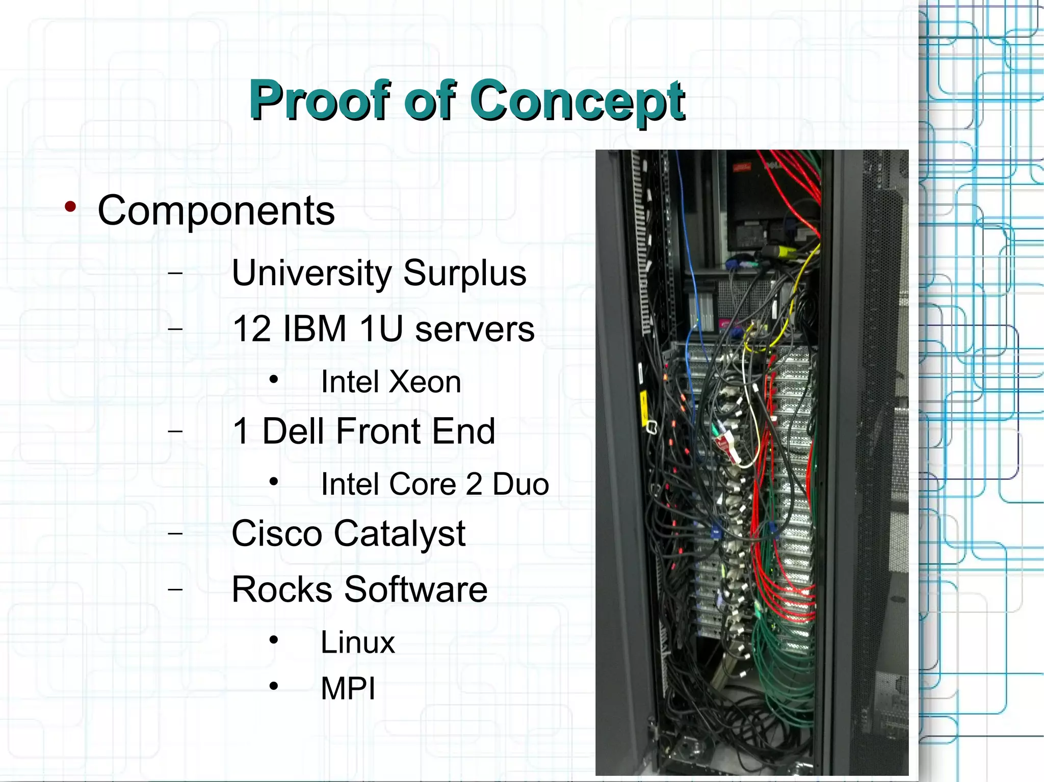 Standardized Construction of HPC Clusters for Academic Usage | PPT