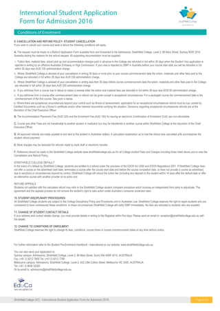 Strathfield college Sc 2016 application-form-email | PDF