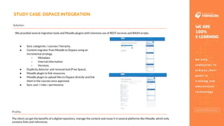 MOODLE DSPACE INTERGRATION | PPT