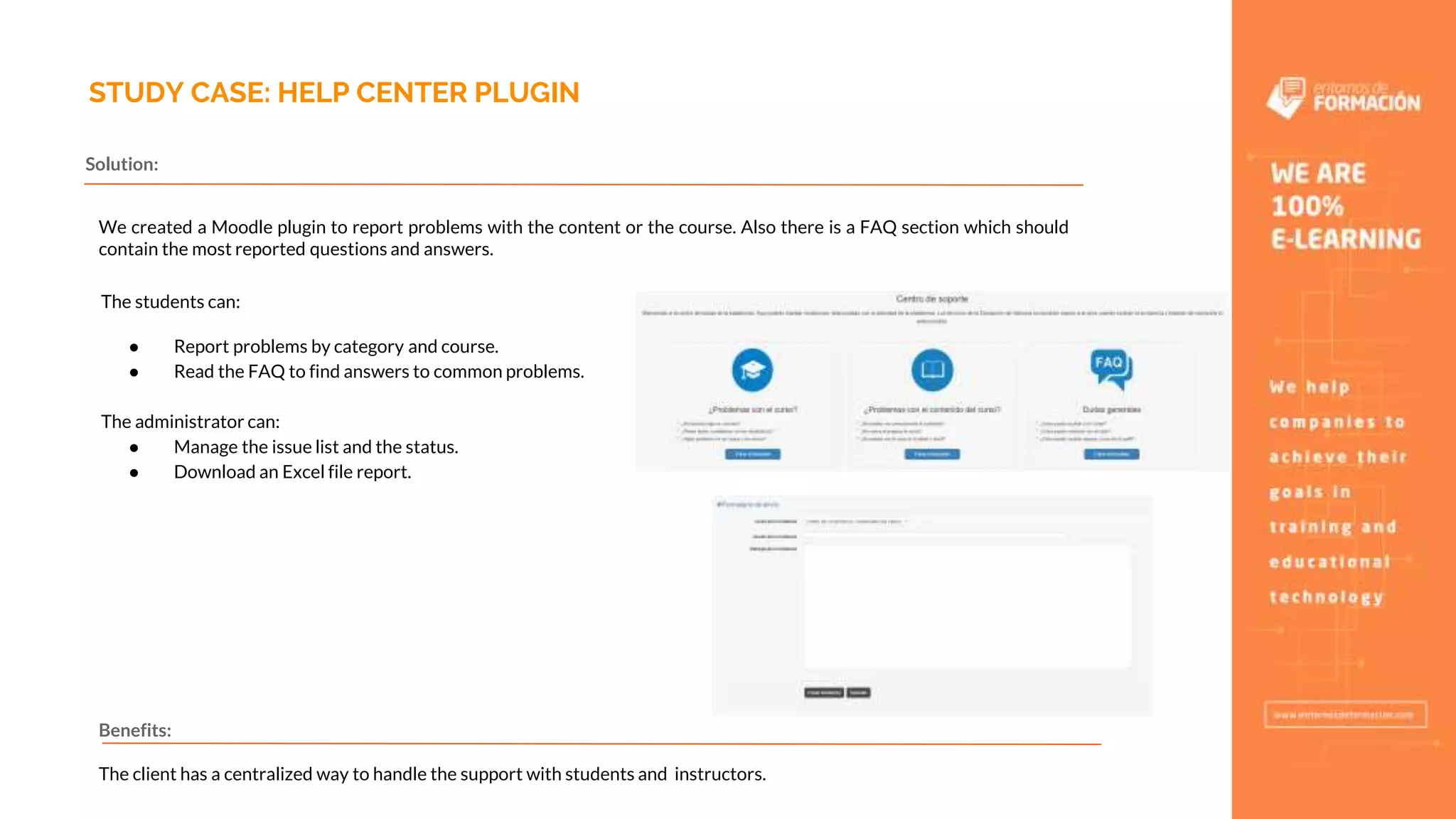 MOODLE SUPPORT PLUGIN | PPT