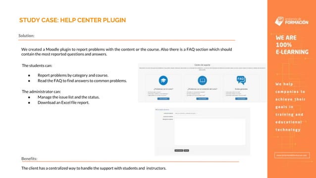 MOODLE SUPPORT PLUGIN | PPT
