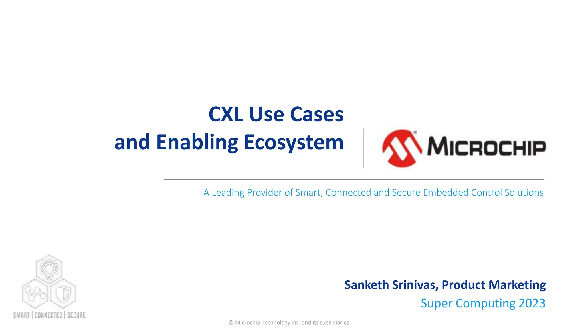 Microchip Cxl Use Cases And Enabling Ecosystem Ppt