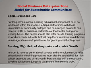 SC2 Social Business Economic Development Model | PPSX