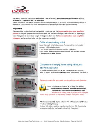 SkidWeigh Classic | PDF