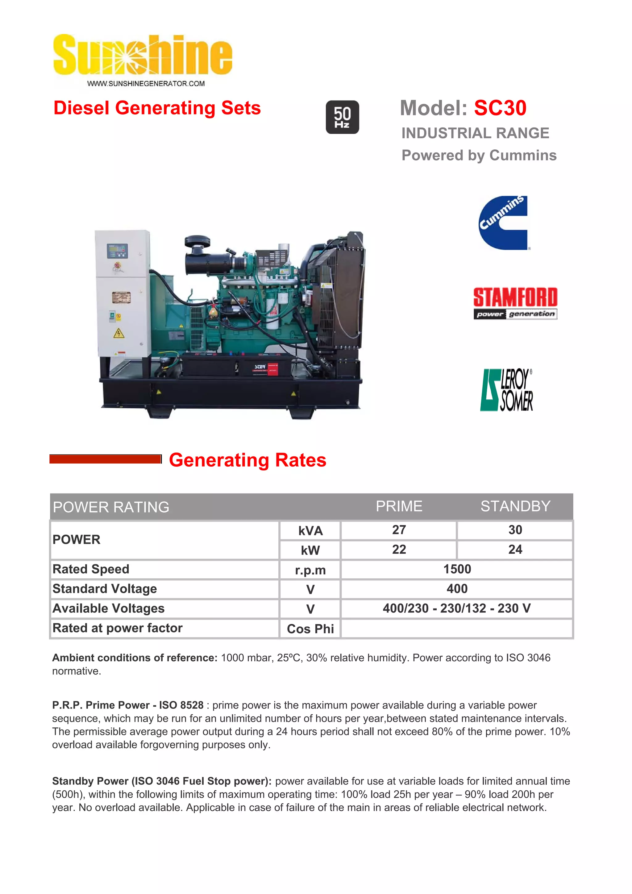 Sc30 cummins generator | PDF | Physics | Science