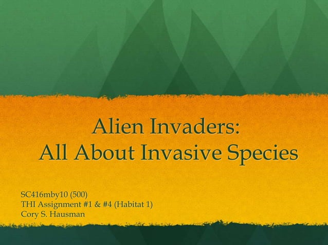 Invasive Species | PPT