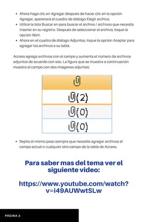 Microsoft Access (Insertar imágenes en tablas y crear un formulario en ...