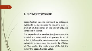 COMPARATIVE STUDY ON EDIBLE OILS | PPTX