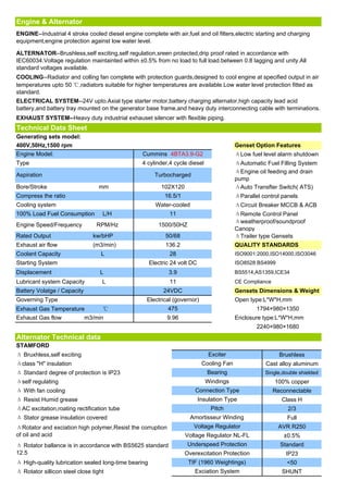 Sc70 cummins generator Groupe électrogène, Plantas Eléctricas | PDF