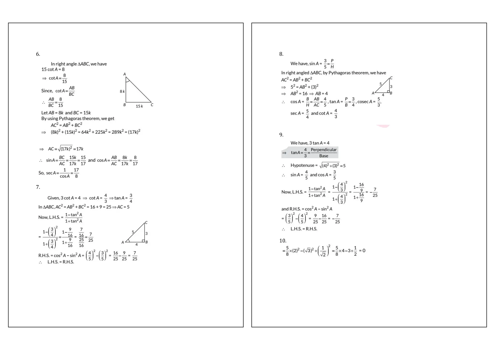 Trigonometry class 10th PYQ 2025 board exam.pdf