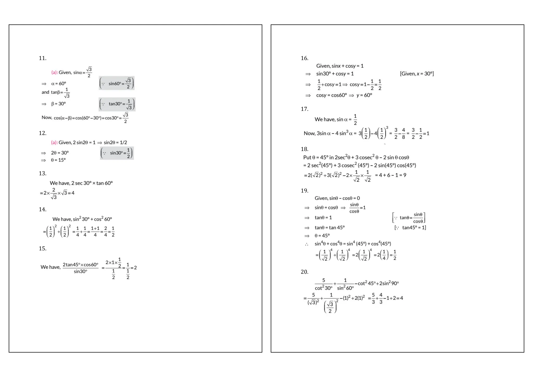 Trigonometry class 10th PYQ 2025 board exam.pdf