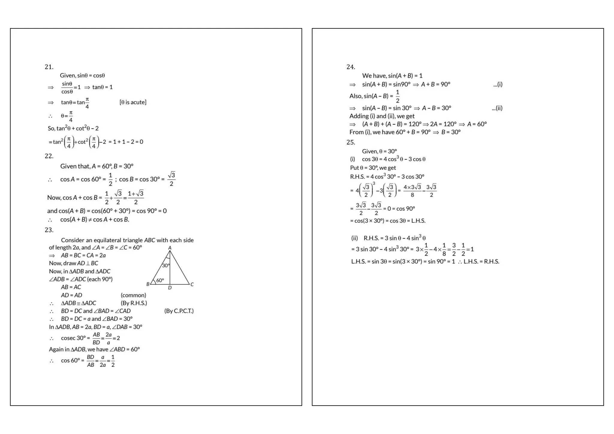 Trigonometry class 10th PYQ 2025 board exam.pdf