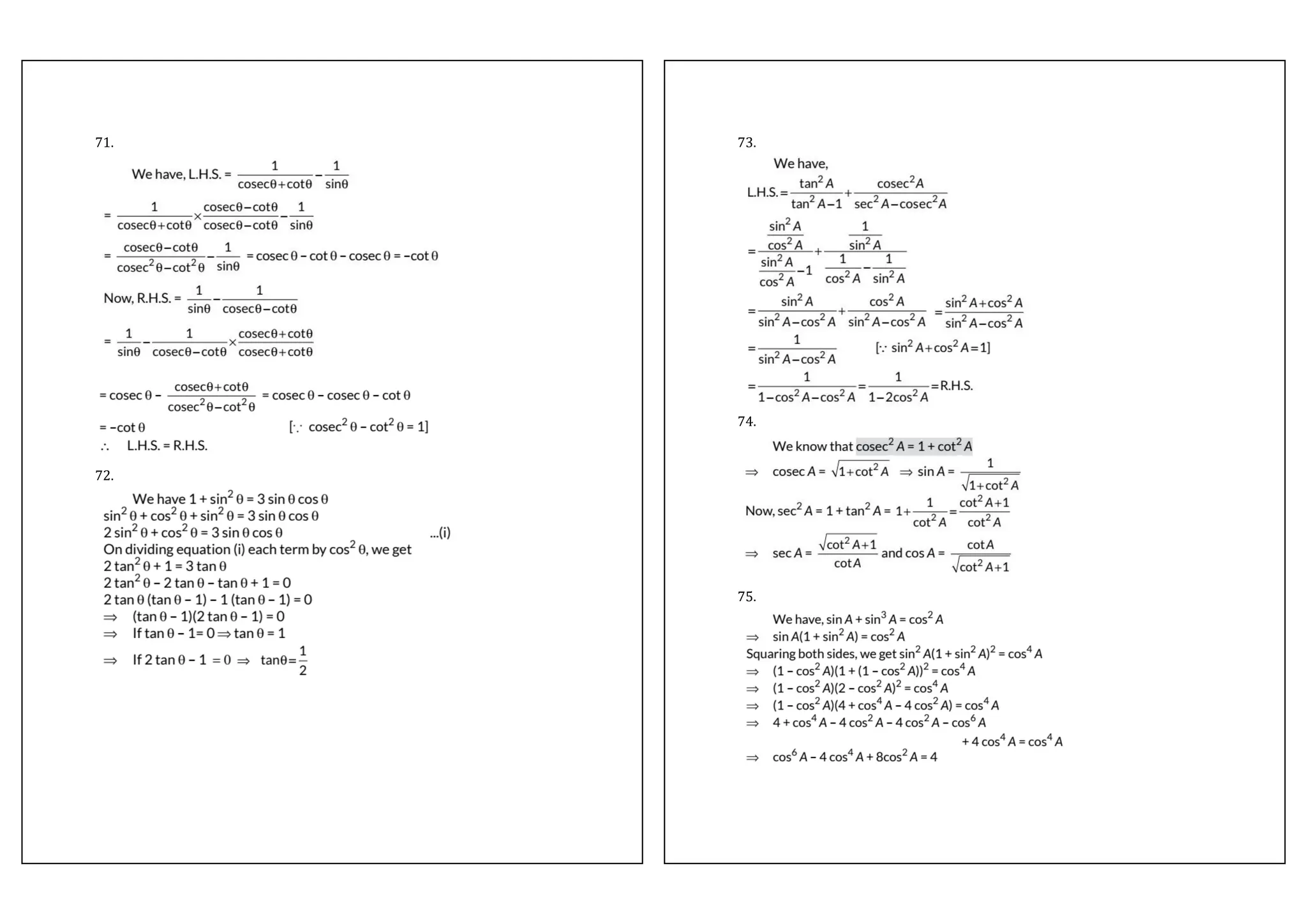 Trigonometry class 10th PYQ 2025 board exam.pdf