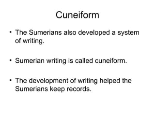 SC9 First PP ERVC GHI_RV_Sumerians_(Fourth_Lesson).ppt