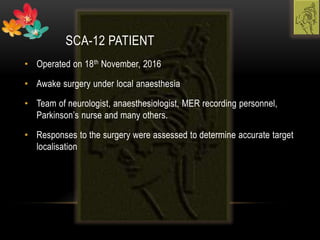 SCA 12| DBS Surgery| Neurological Surgery| Dr Paresh Doshi | PPT