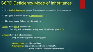 Sickle Cell Anemia and glucose-6-phosphate dehydrogenase | PPTX