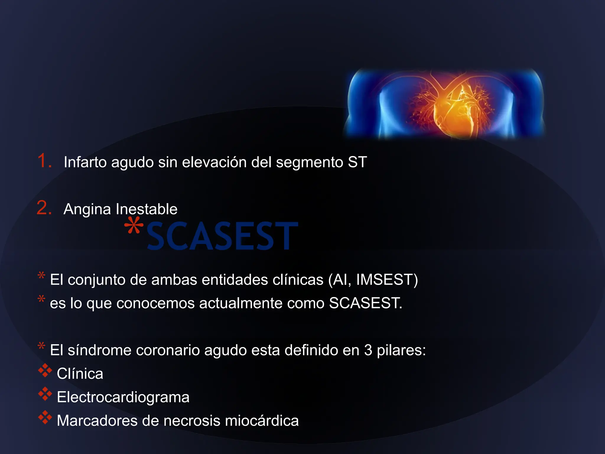 SCA.pptx síndrome Coronario Agudo infarto | PPTX