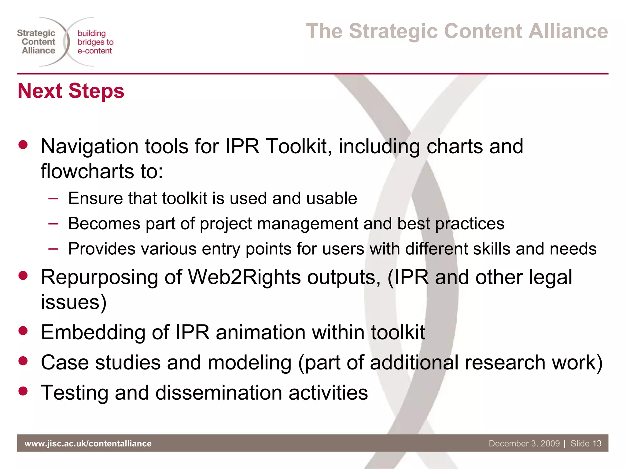 SCA IPR Toolkit | PPT
