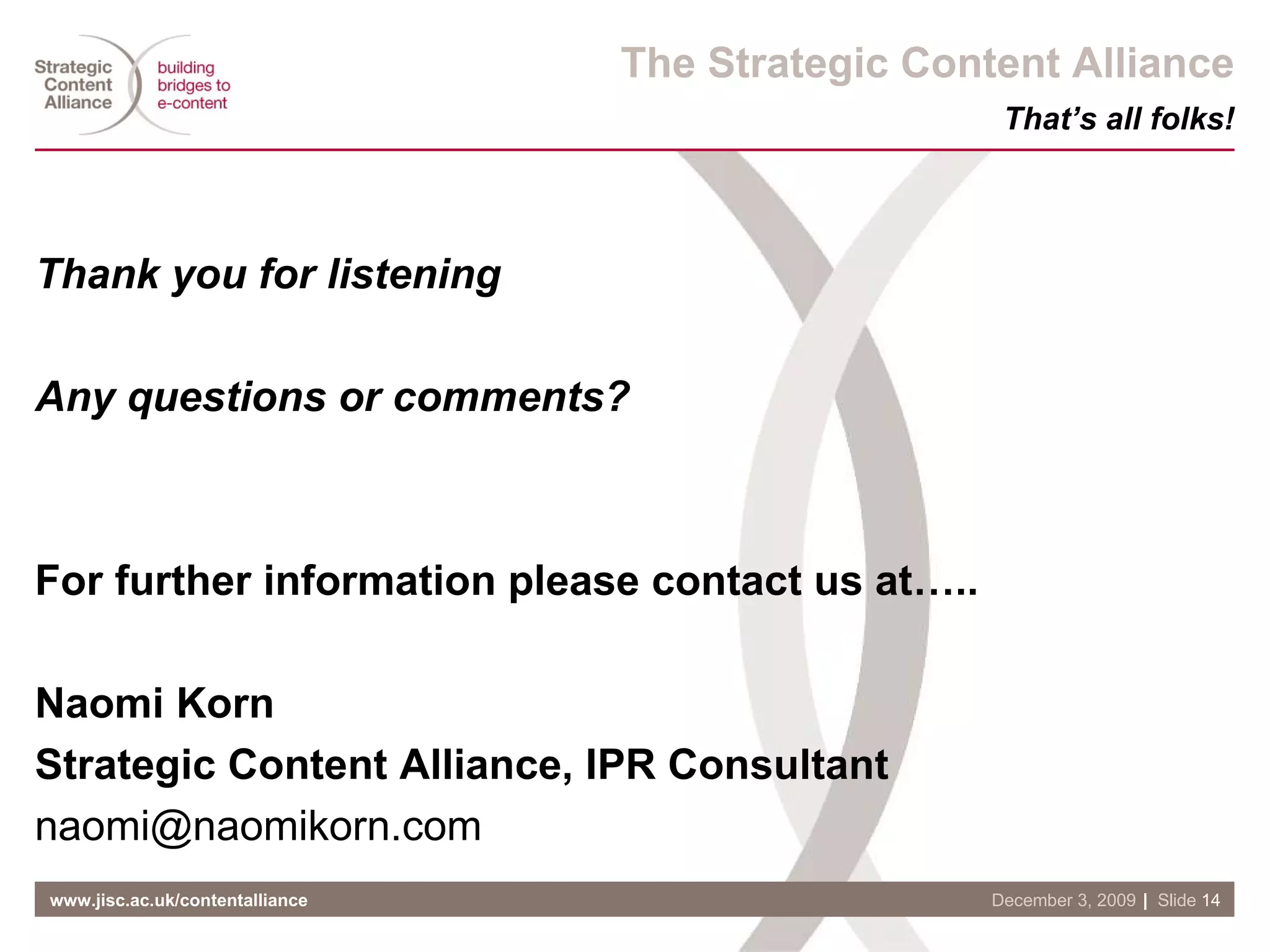 SCA IPR Toolkit | PPT