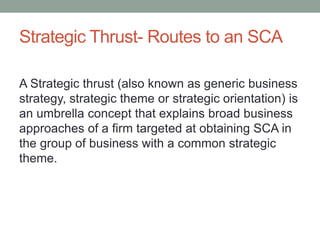 Sustainable Competitive Advantage | PPTX