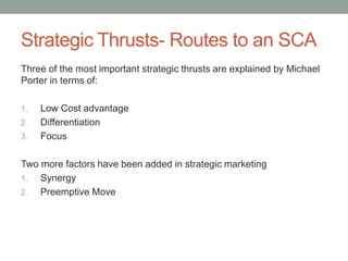 Sustainable Competitive Advantage | PPTX