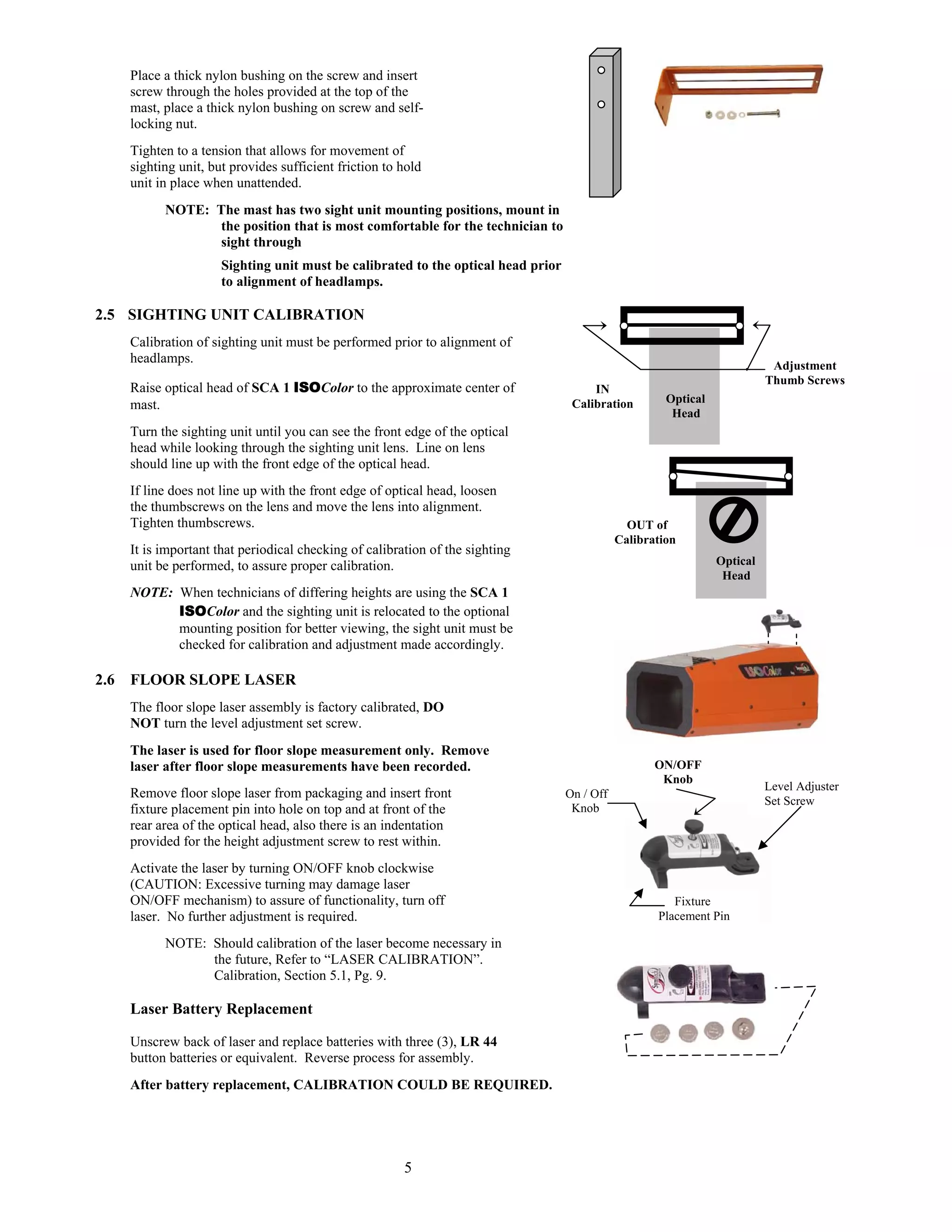 Sca 1 manual-headlight-alignment-system | PDF