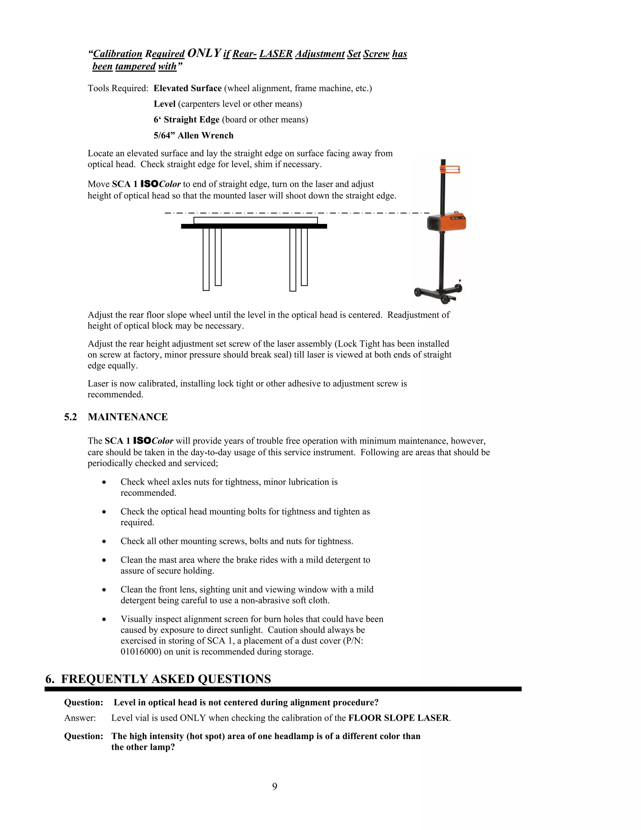 Sca 1 manual-headlight-alignment-system | PDF