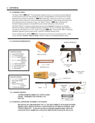 Sca 1 manual-headlight-alignment-system | PDF