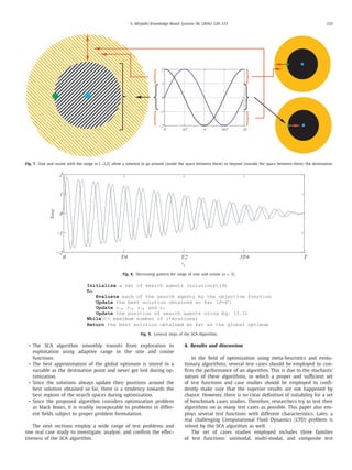 Sca a sine cosine algorithm for solving optimization problems | PDF
