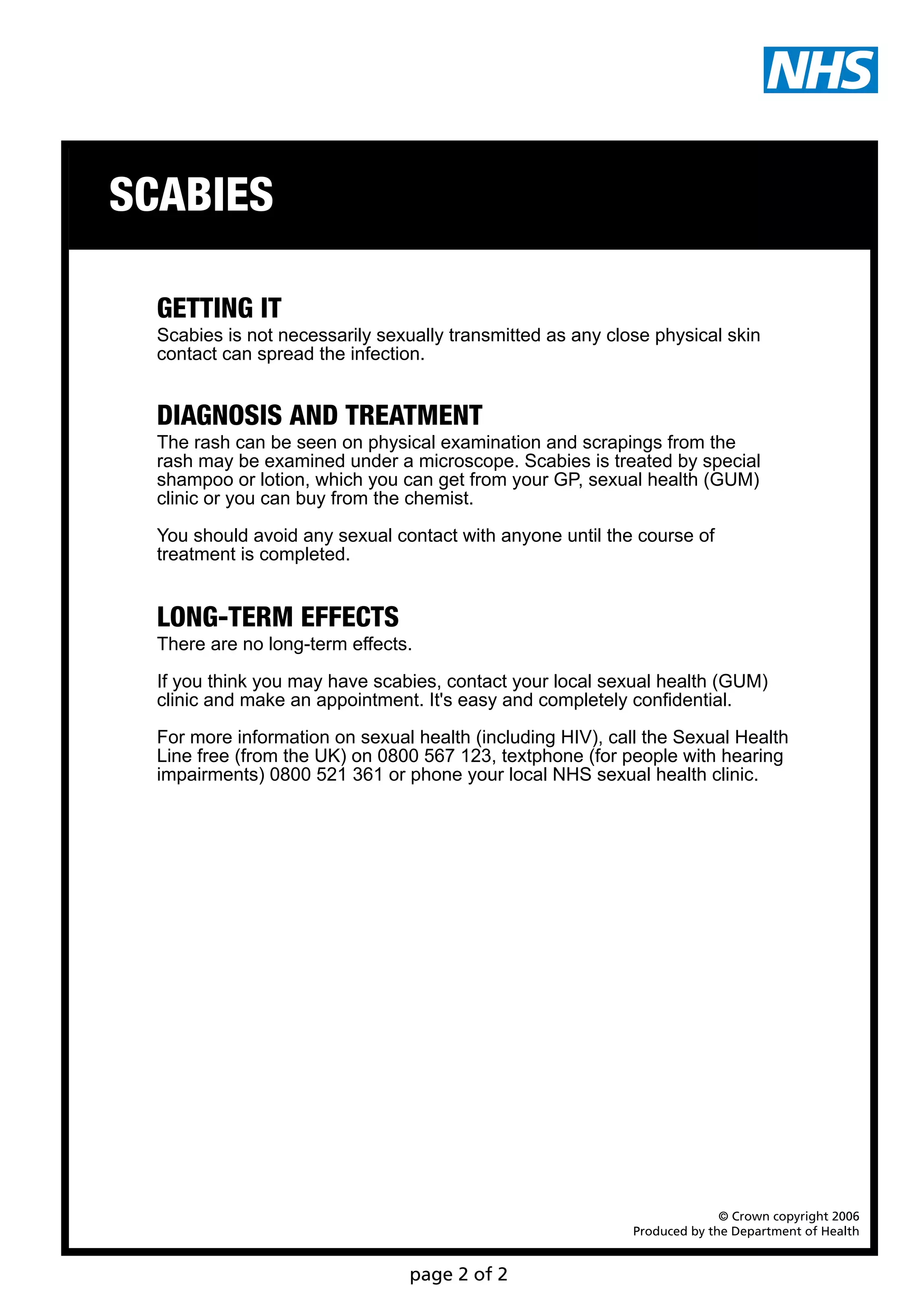 Scabies | PDF