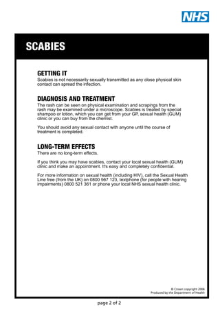 Scabies | PDF