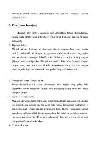 Scabies | DOCX
