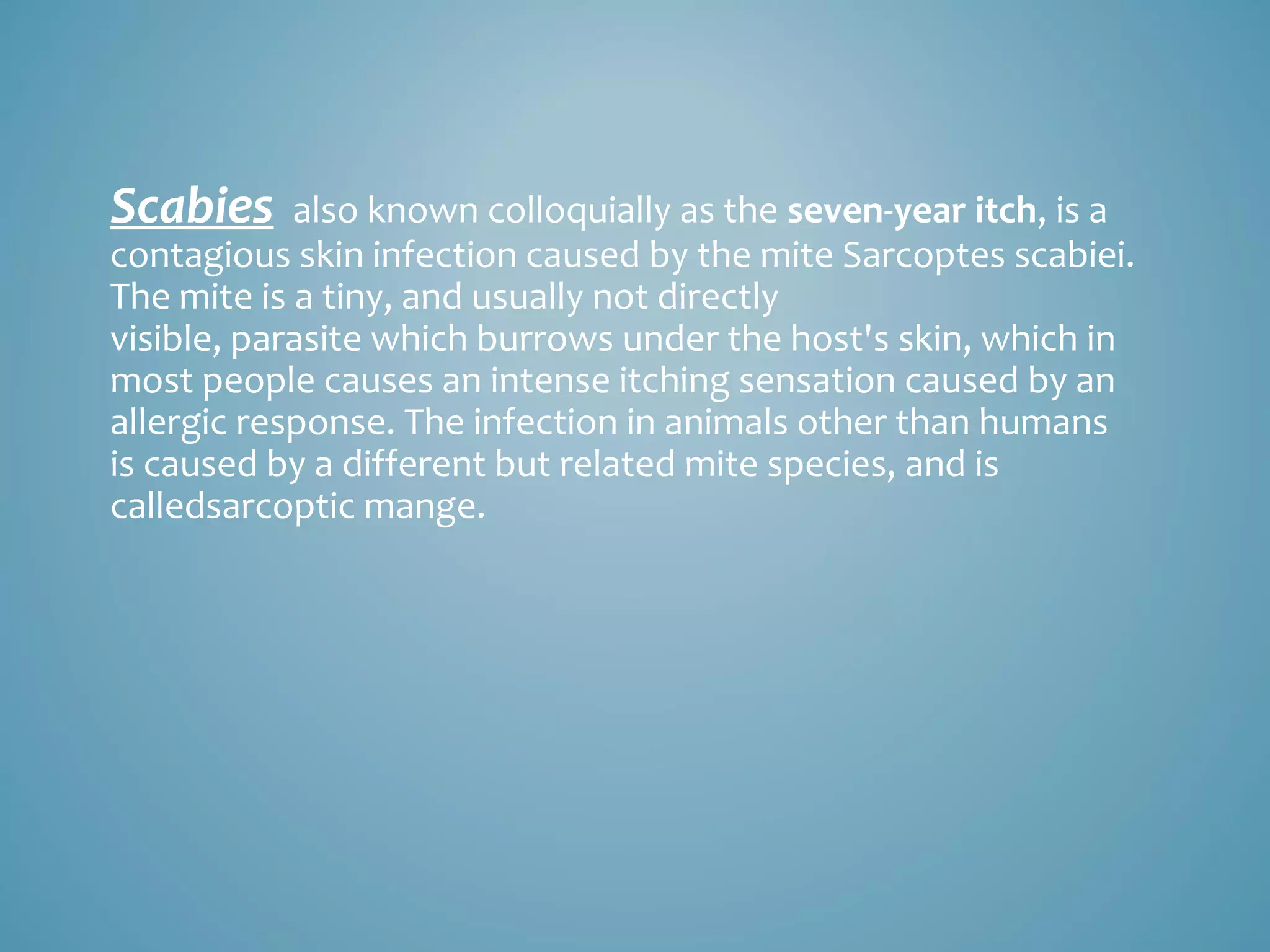 Scabies | PPT
