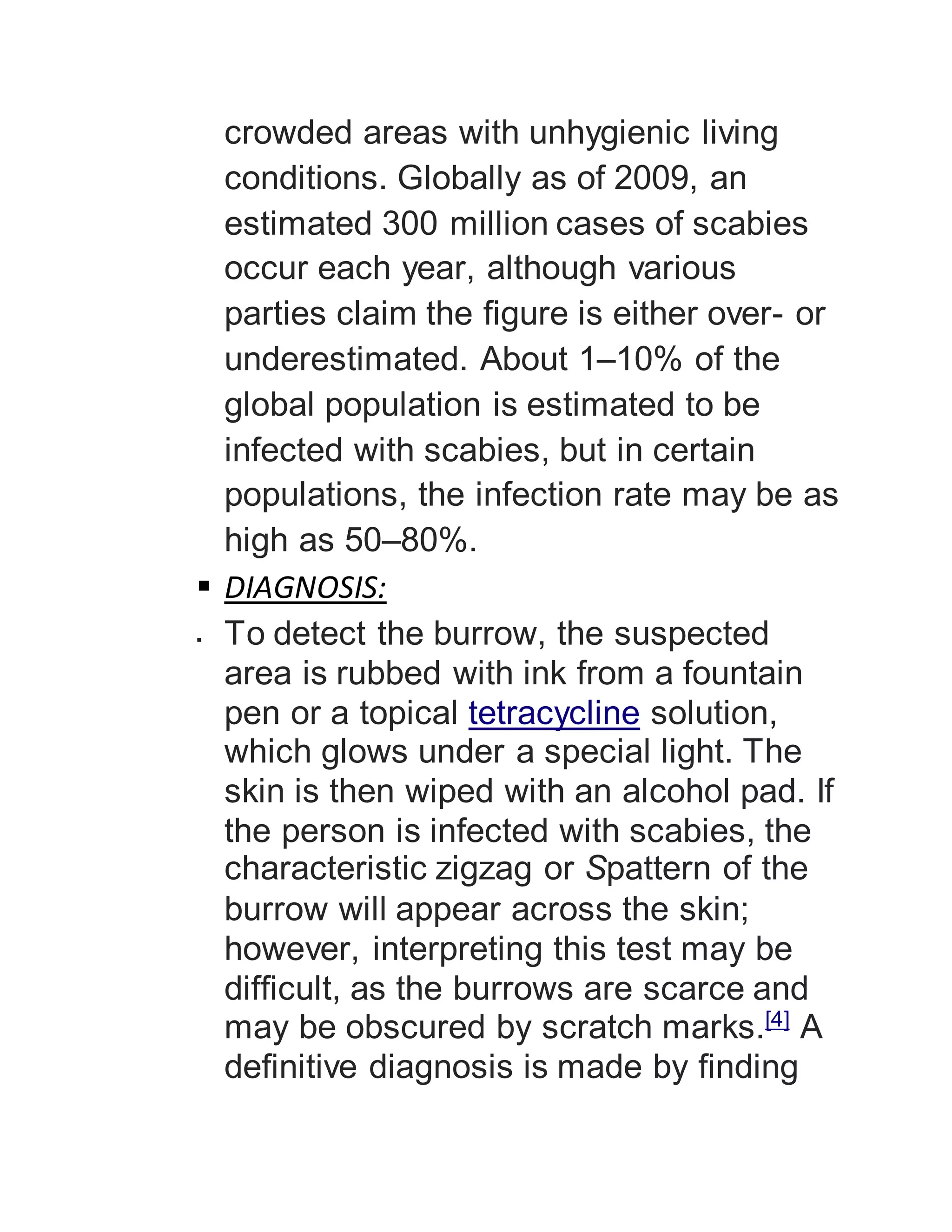 Scabies | DOCX