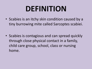 Scabies | PPTX