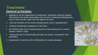 Scabies and pediculosis | PPTX