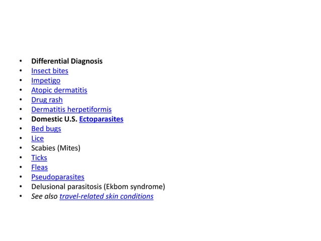 scabies.pptx | Infectious Diseases | Diseases and Conditions