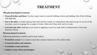 scabies (Dermatological disorders) pptx.pptx